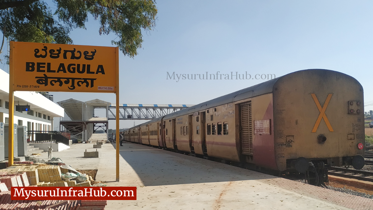 Belagula railway station upgradation works at the verge of completion