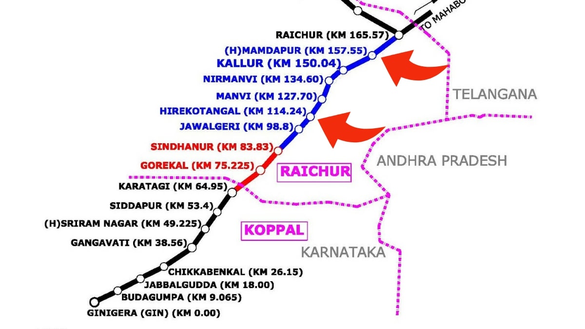 Indian Railways to Construct Hirekotangal Mamadapur Railway Line