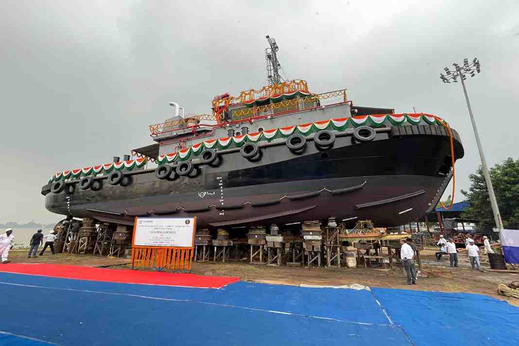 Launch of New Tugboat "Ashva" Boosts Indian Navy Operations